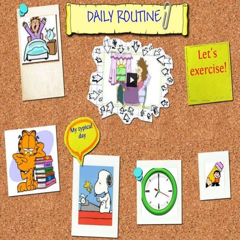 Daily routine diapositivas | PPT