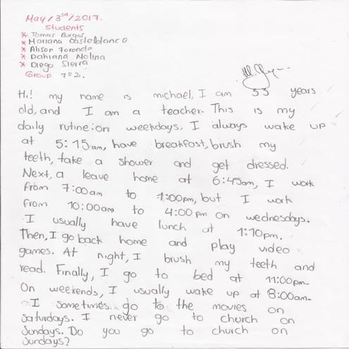 702 DAILY ROUTINE DICTATION. | PDF