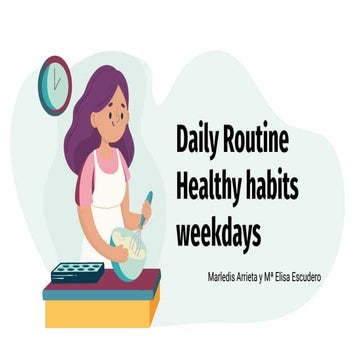 Daily routine infographics by slidesgo | PPTX