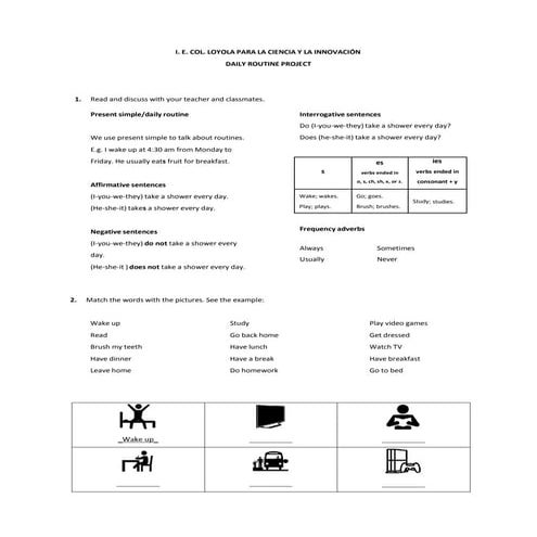DAILY ROUTINE PROJECT | PDF
