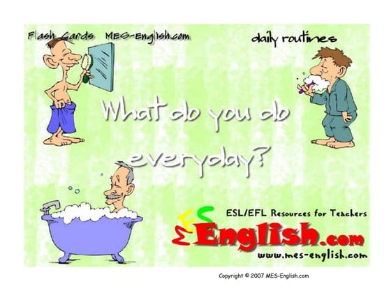 Daily routines | PPT | Bath and Shower | Personal Care