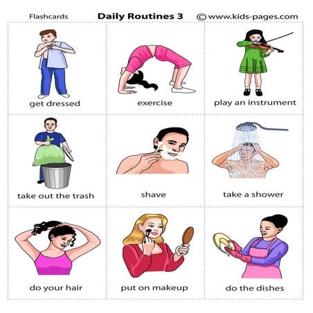 Daily routines 3 | PDF