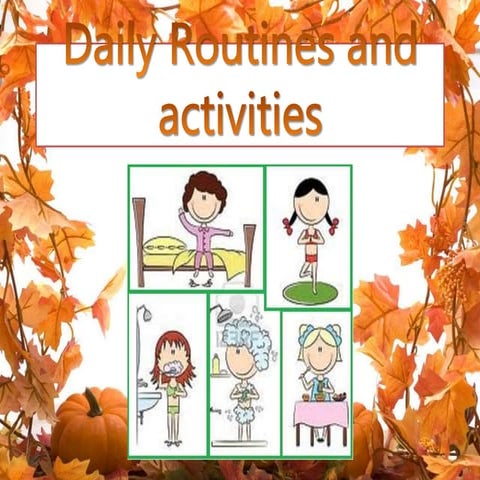 Daily routines and activities | PPT