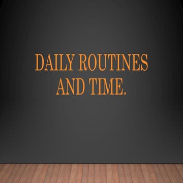 Daily routines and time.pptx