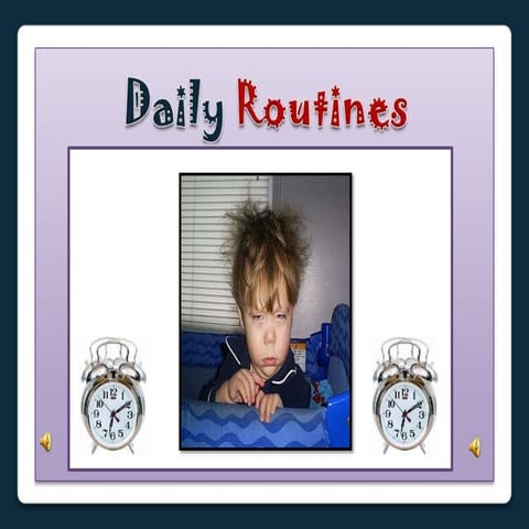 Daily routine | PPTX