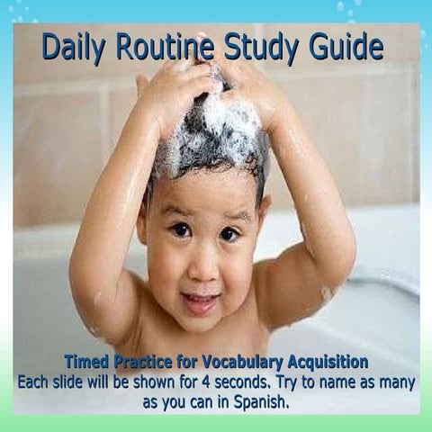 Daily routine study_guide | PPT