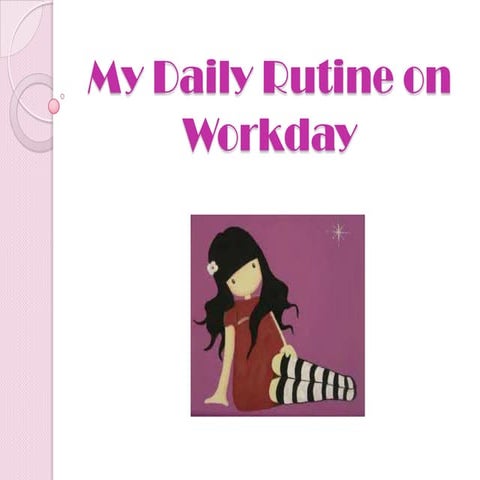 Daily rutine | PPT