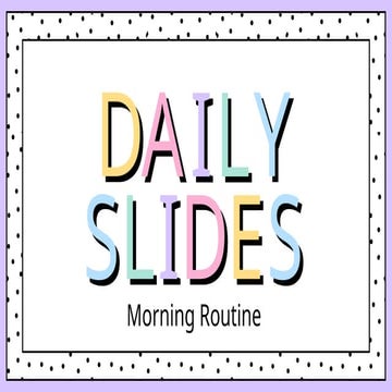 Daily Slides Presentation in Colorful Polka Dot Style.pptx