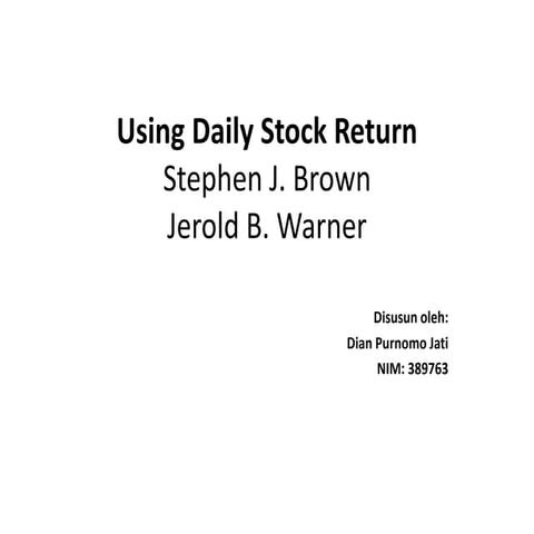 Daily Stock Return.pptx