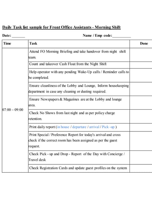 Reception manual | DOC | Parenting Babies and Toddlers | Parenting