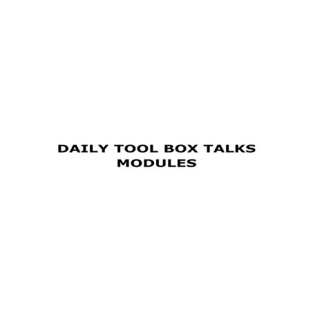 DAILY TOOL BOX TALKS MODULES (1).docx