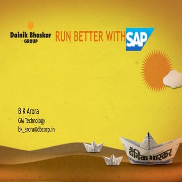 Dainik Bhaskar Success Story by BK Arora May 2016 | PDF