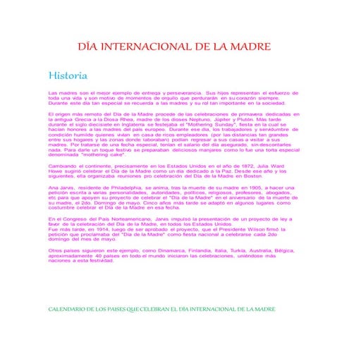 Dia de la madre | PPTX