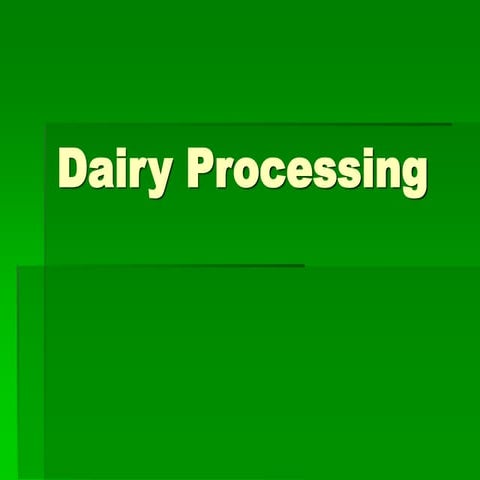 dairy processing and dairy products .ppt