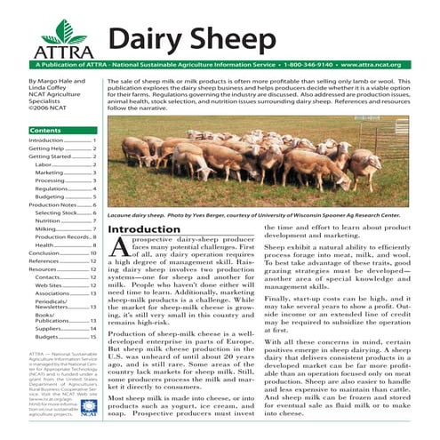 Dairy Sheep | PDF