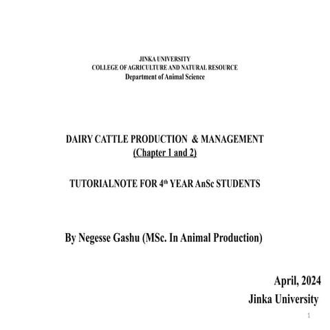 dairy cattle production tutor (chapter 1 & 2.pptx