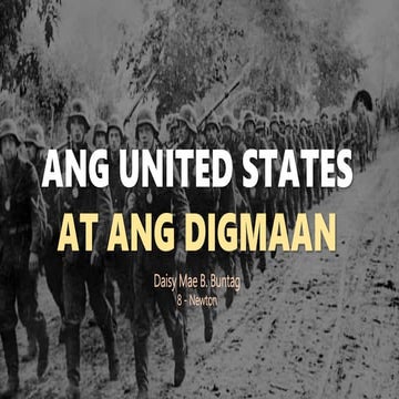 Ang Amerikano at ang Digmaan | PPTX
