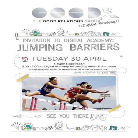 Digital Academy Jumping Barriers Poster | PDF