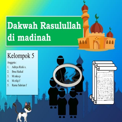 Dakwah rasulullah di madinah | PPTX