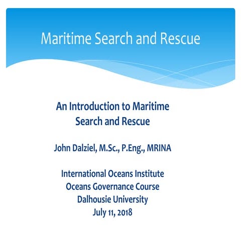 An Introduction to Maritime Search and Rescue | PDF