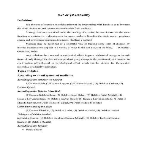 Dalak | DOCX