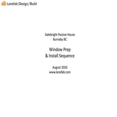 Dalebright window prep detail aug 11 2020 | PPT