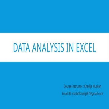 Comprehensive Guide to Data Analysis Techniques in Excel for Efficient ...