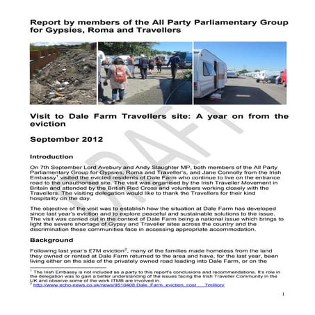 Dale farm visit report september 2012 equalities, third sector research ...