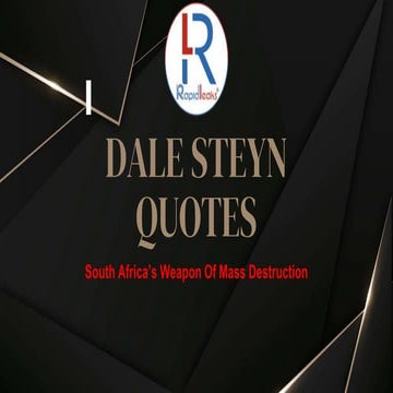 Dale steyn quotes | PPTX