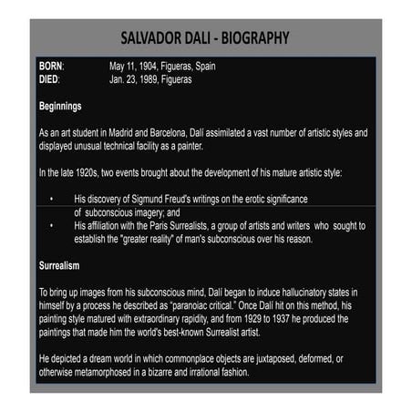 Salvador Dali | PPT
