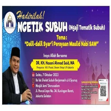 Dr. Hasani AHmad Said, M.A. - Masjid Asmaul Husna - I'jaz Alquran dalam ...
