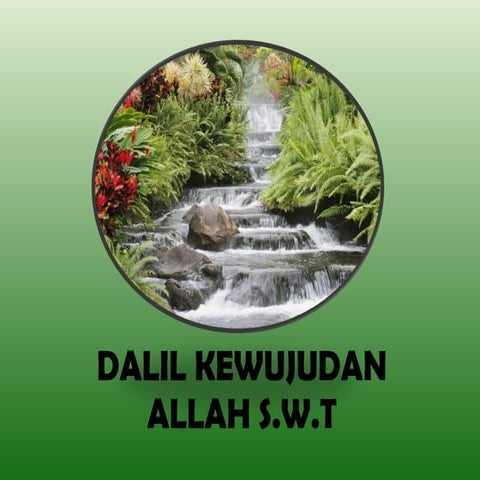Dalil Kewujudan Allah Ppt | PPT