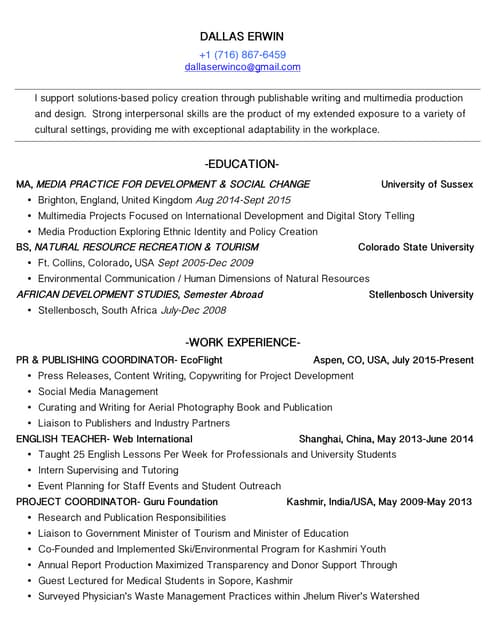Doug Levy Resume [Final] | DOCX