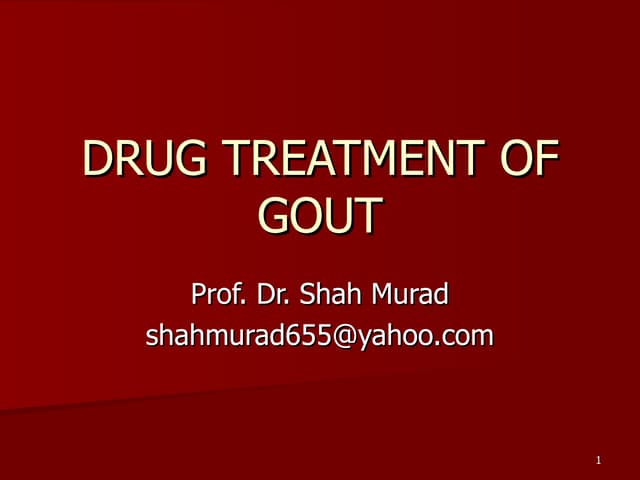 Gout | PPTX