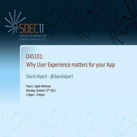 D alpert ux101 | PPT