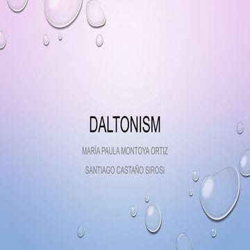 Daltonism | PPTX