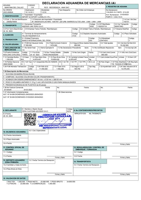 Sf001 formato de uso multiple llenable | PDF