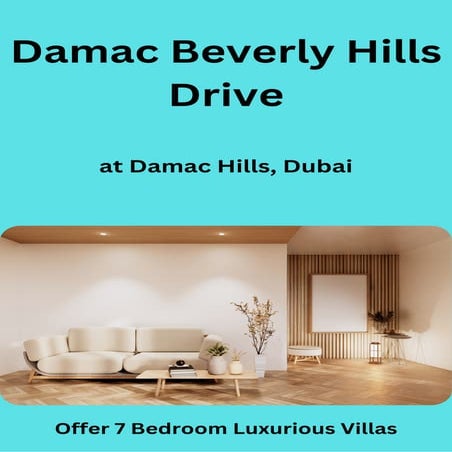 Damac Beverly Hills Drive E-Brochure | PDF