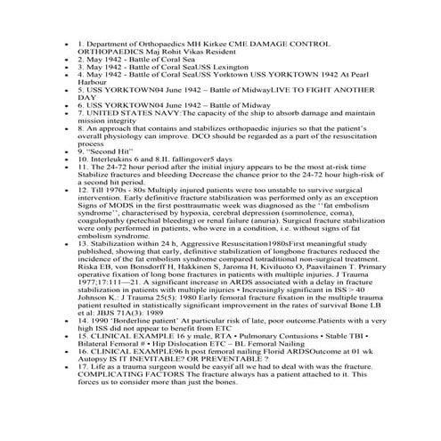 Damage control lecture | DOCX