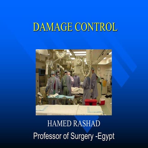 Damage control for depilated patients the lect.ppt