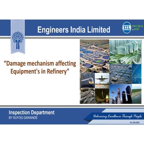 Damage Mechanism for material in Oil & Gas Refinery | PDF