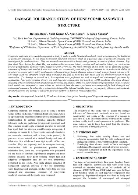 Finite Element Analysis Of Honeycomb Using Abaqus Pdf Physics Science