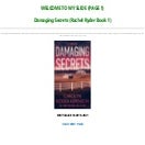 (BOOK$) Damaging Secrets (Rachel Ryder Book 1) [Full]