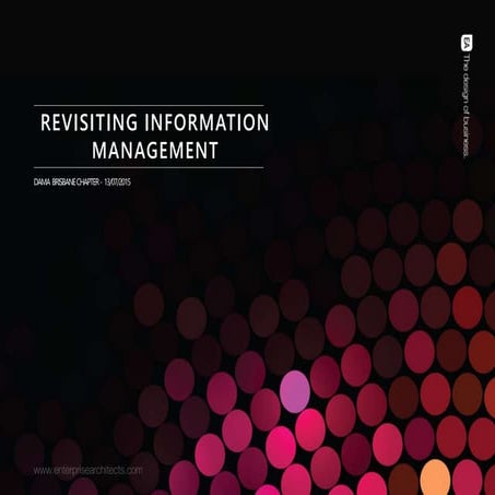 Information Management and Information Design | PPTX