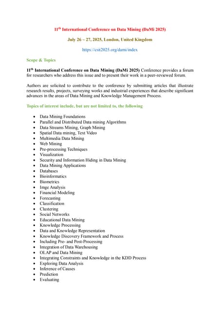 International Journal on Information Theory (IJIT) | PDF