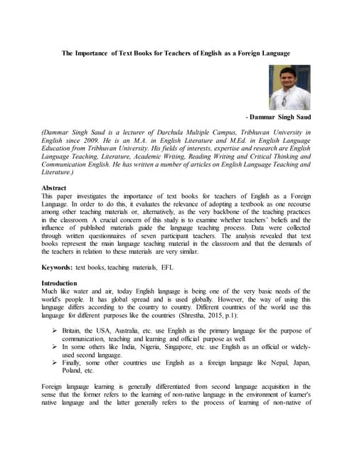 Textbook analysis : By Asst. Prof. Pratibha Dabhade-Raysoni | PDF