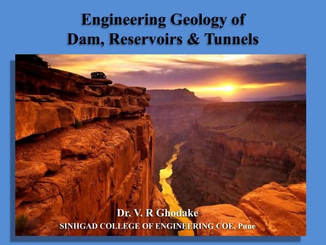 Geological Considerations - Dam | PDF