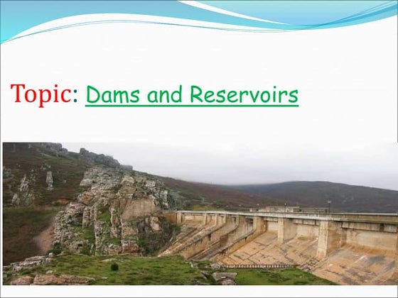 Dam and types of dam with site selection | PPT | Geography | Science