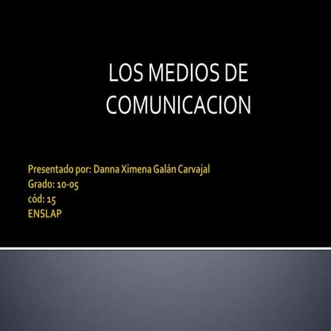 medios de comunicacion | PPTX
