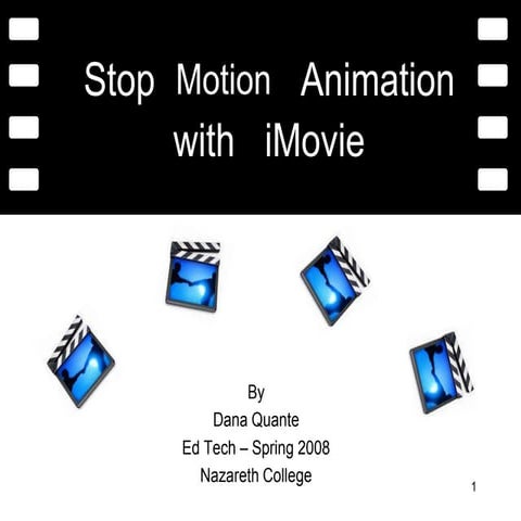 Stop Motion Animation with iMovie | PPTX